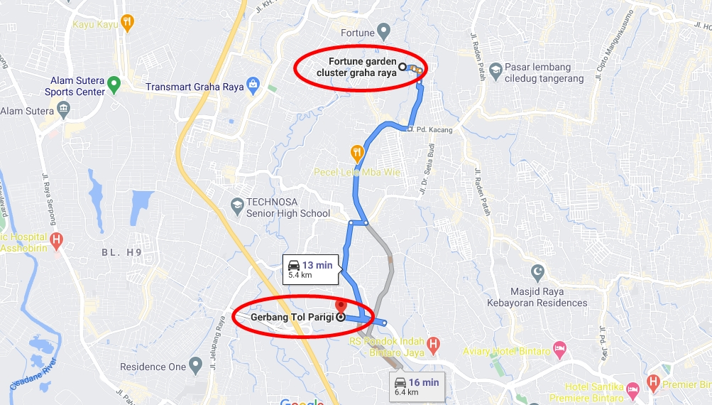 Fortune Garden, Graha Raya, Ciledug, Tangerang | Rumah.com